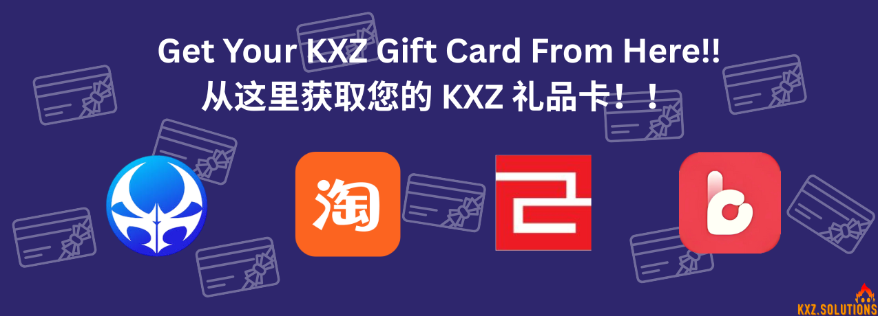 Buy Cheap Gift Cards, Game & App Top-Ups | KXZ.solutions